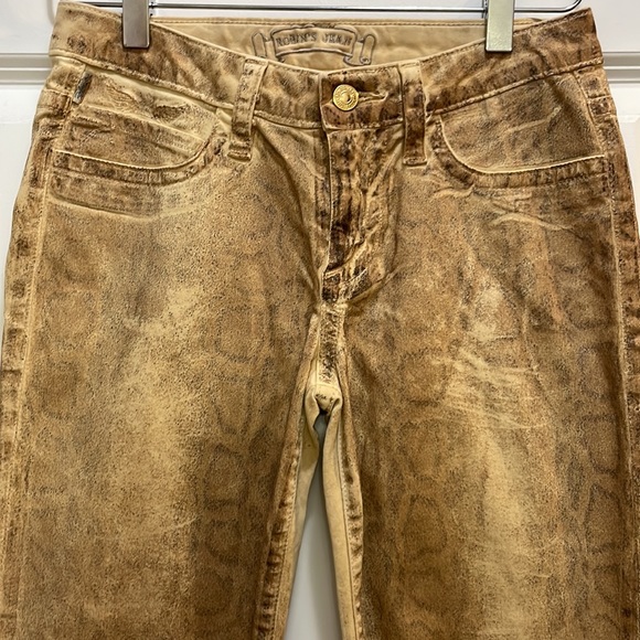 Robin's Jean | Jeans | Gold Snakeskin Authentic Robins Jeans | Poshmark